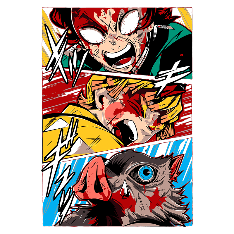 Estampa Digital em DTF - Demon Slayer - 80268 - Grupo Criativous