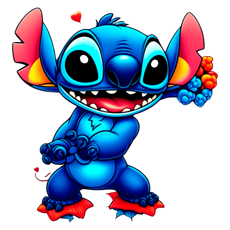 Estampa Digital em DTF - Stitch - 17750 - Grupo Criativous