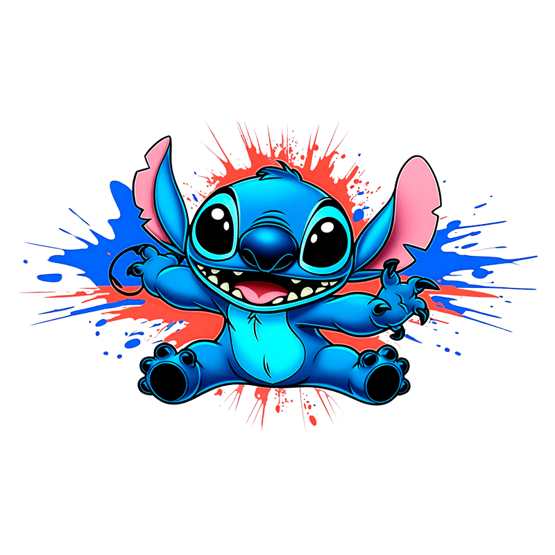 Estampa Digital em DTF - Stitch - 83817 - Grupo Criativous