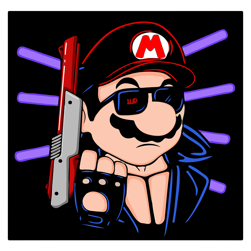 Estampa Digital em DTF - Super Mário - 66563 - Grupo Criativous